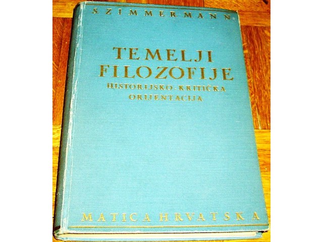 TEMELJI FILOZOFIJE - S. Zimmermann