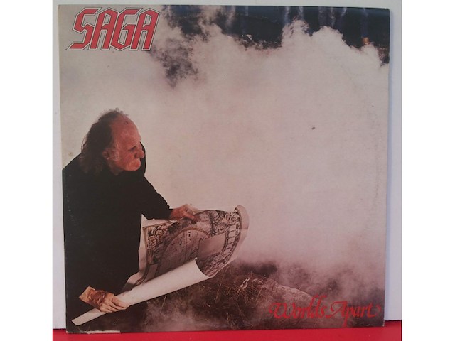 SAGA (3) - WORLDS APART, LP, ALBUM