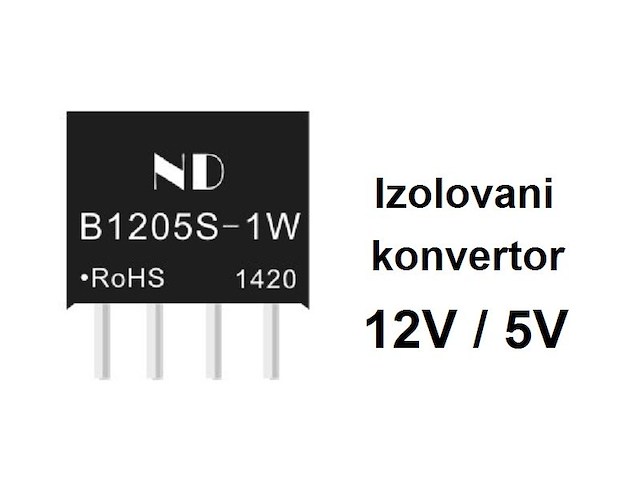 Izolovani konvertor 12V na 5V - DC/DC