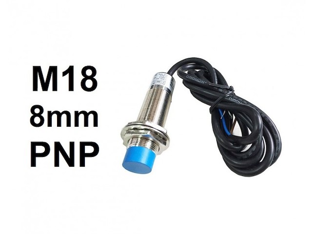 Induktivni senzor - LM18 - 8mm - PNP - 6-36VDC - NO