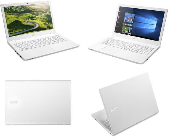 Notebook Acer E5-573-C1X6 15.6â€,2957U/2GB/500GB/Win 10/White