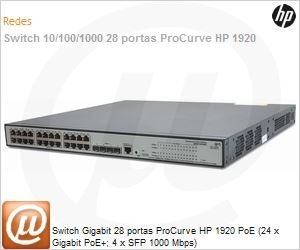 NET HP 1920-24G-PoE+(370W) Switch,JG926AR