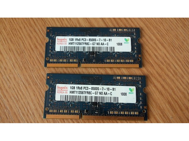 DDR3 2GB 1Rx8 RAM memorija za laptop HMT112S6TFR8C