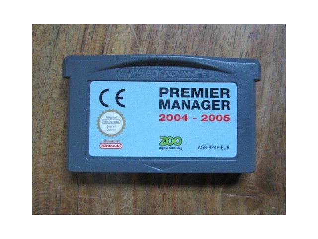 GameBoy Advance kertridž - Premier Manager 2004-2005