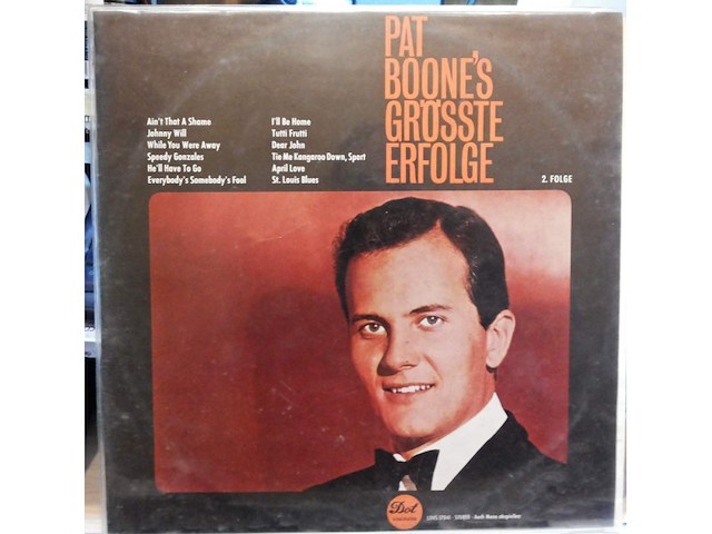 PAT BOONE`S GROOSTE ERFOLGE, LP