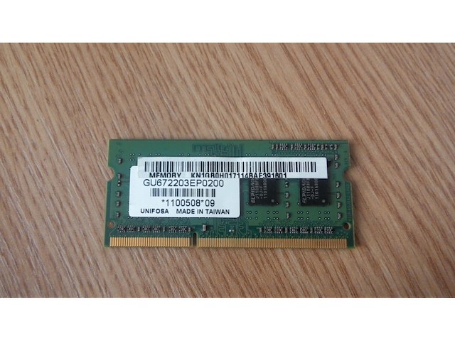 DDR3 1GB UNIFOSA RAM memorija za laptop