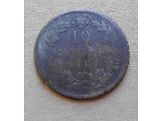 Italija 10 centisimi 1867