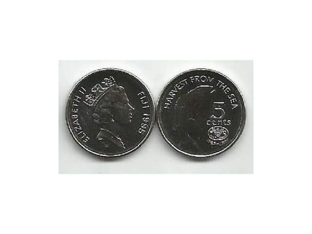 Fiji 5 cents 1995. UNC FAO KM#77