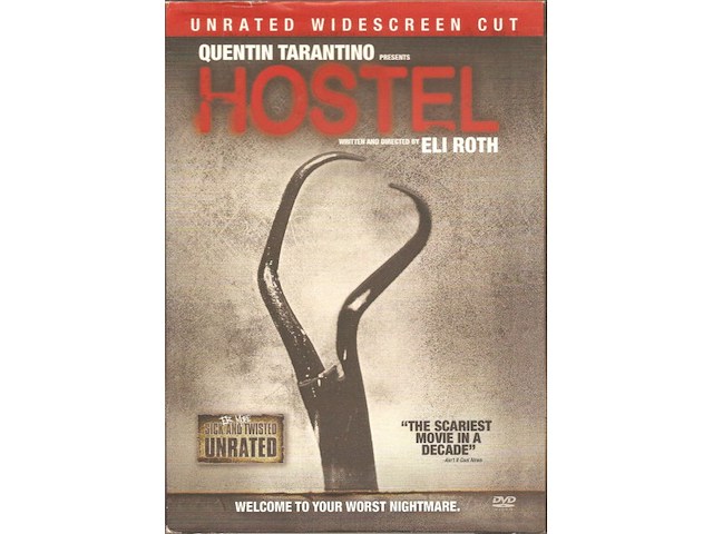 Hostel . Presented by Quentin Tarantino