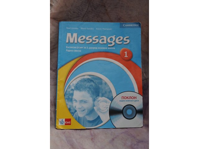 Messages 1 - R. sveska za 5. raz. engleski klett