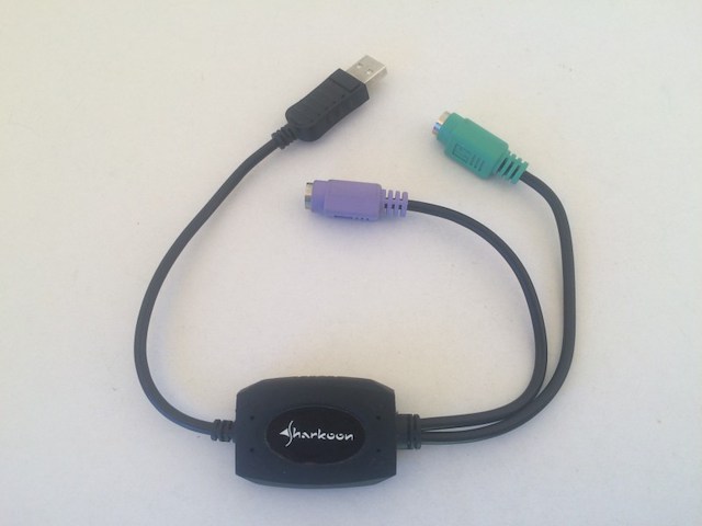 Sharkon adapter PS/2 na USB + GARANCIJA!