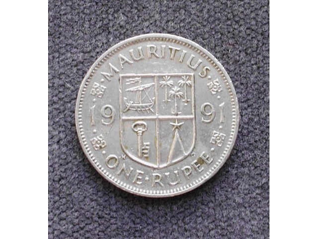Mauricijus 1 rupija 1991