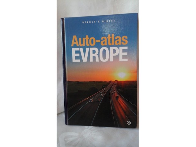 Auto atlas Evrope mladinska knjiga novo