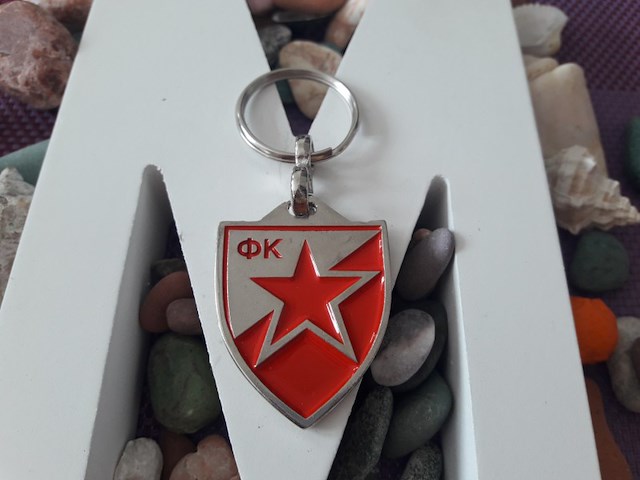 Crvena Zvezda privezak za ključeve