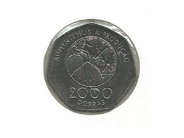 Sao Tome 2000 dobras 1997. FAO KM#91