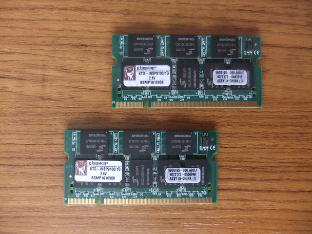 Kingston DDR1 2x1GB uparene memorije 400MHz + GARANCIJA