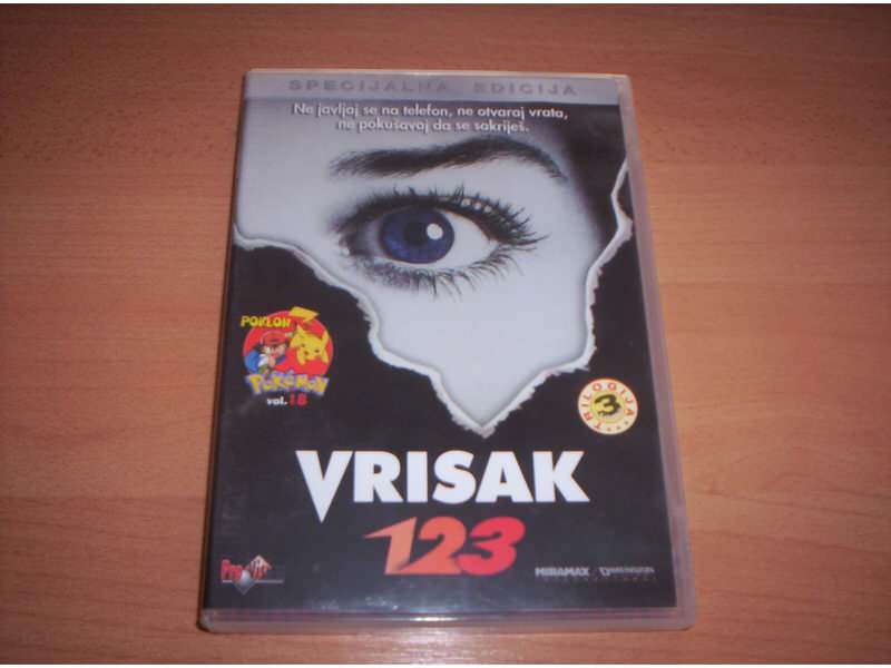 DVD Scream 1 - 3 Trilogija (2 dvd)