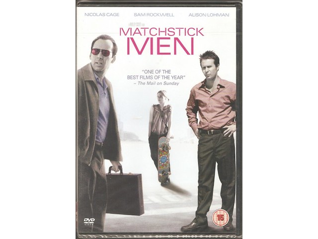 Matchstick Man . Nicolas Cage, d. Ridley Scott