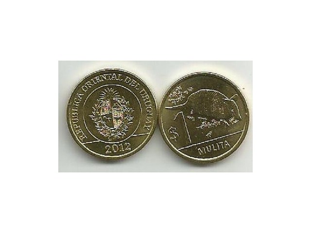 Uruguay 1 peso 2012. UNC