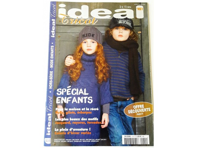 IDEAL TRICOT , pleteni modeli za decu od 2.-10. god