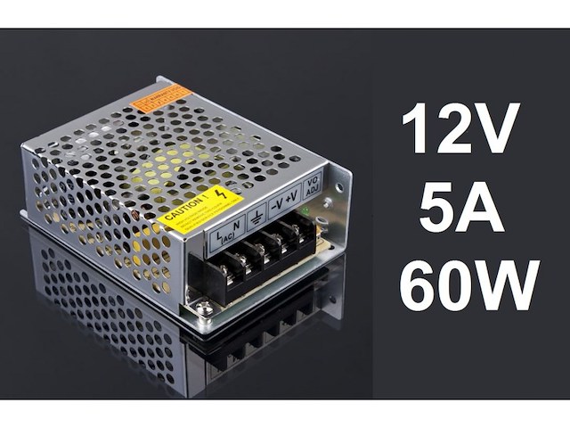 Napajanje 220V na 12V - 5A - 60W - AC-DC