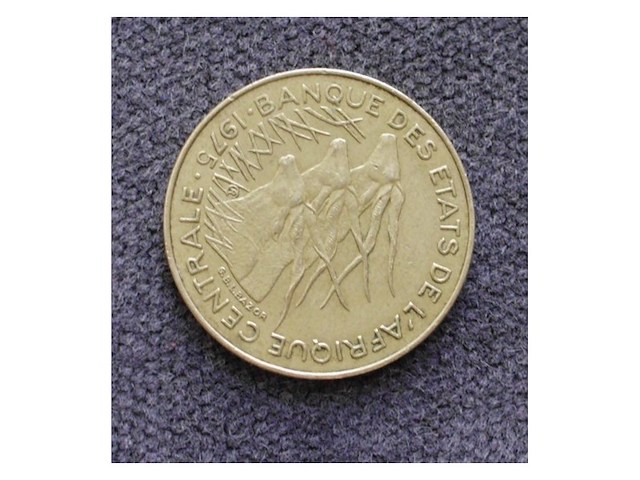 10 Centralnoafrickih franaka 1975