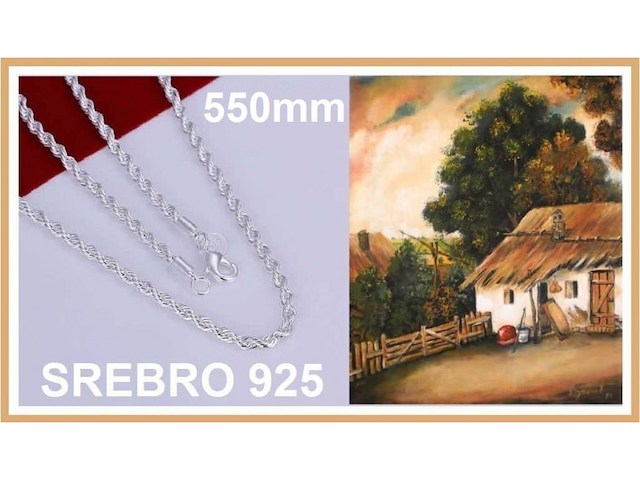 Ogrlica SREBRO 925 - N226 - 22