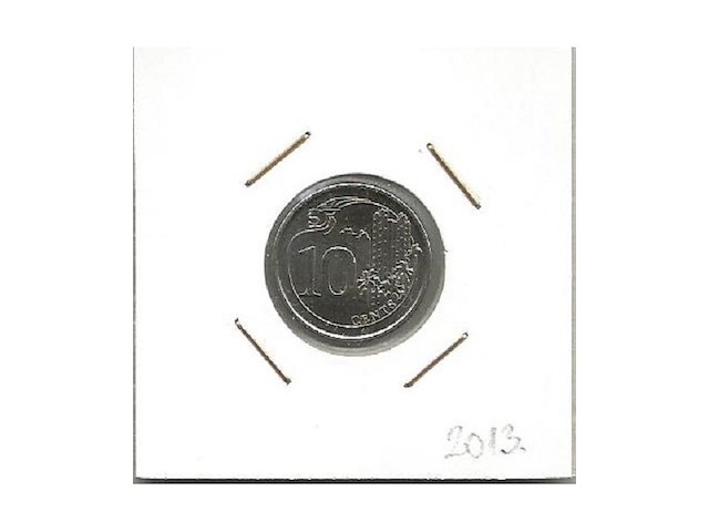 d10 Singapur 10 cents 2013.