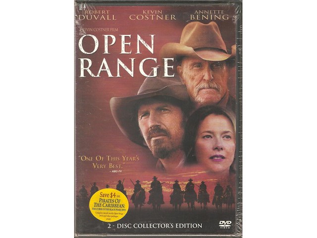 Open Range . Duvall, Kostner, Bening