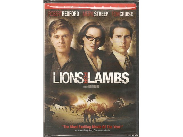 Lions for Lambs . Redford, Streep, Cruise