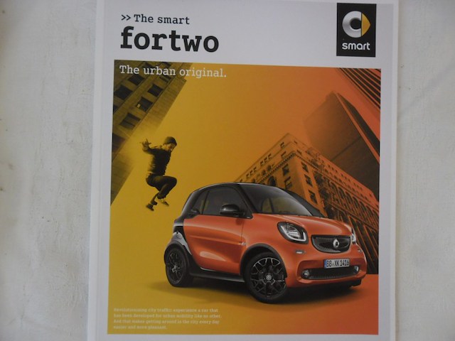 prospekt Smart fortwo 2015.god.,engski,26 str.,75 cm.