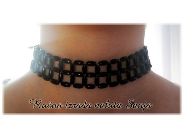 Crna ogrlica - choker