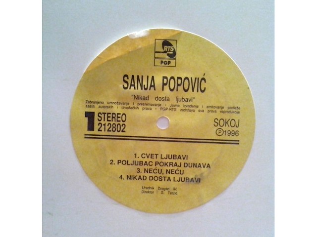 Sanja Popović - Nikad dosta ljubavi