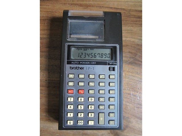 Brother TP-1 - stari kalkulator NEISPRAVAN