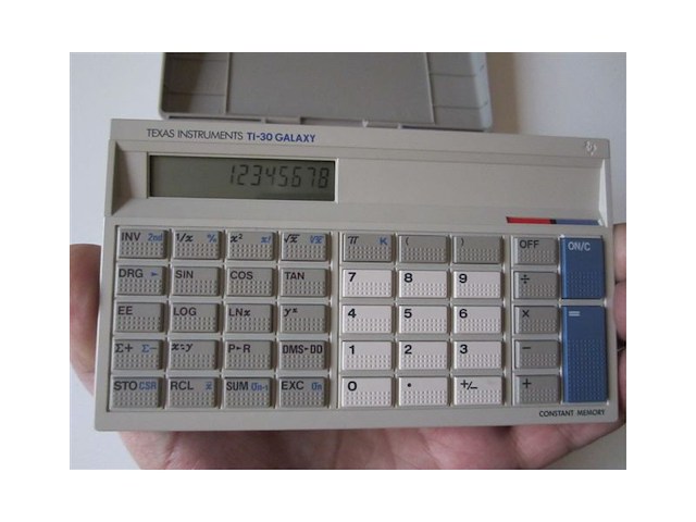 Texas Instruments TI-30 Galaxy stari digitron