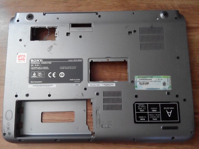 Sony Vaio PCG-8R5M donji deo kucista