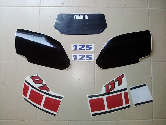 Nalepnice za motore Yamaha DT125