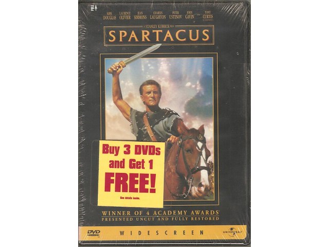 Spartacus .  Kirk Douglas, d. Stanley Kubrick