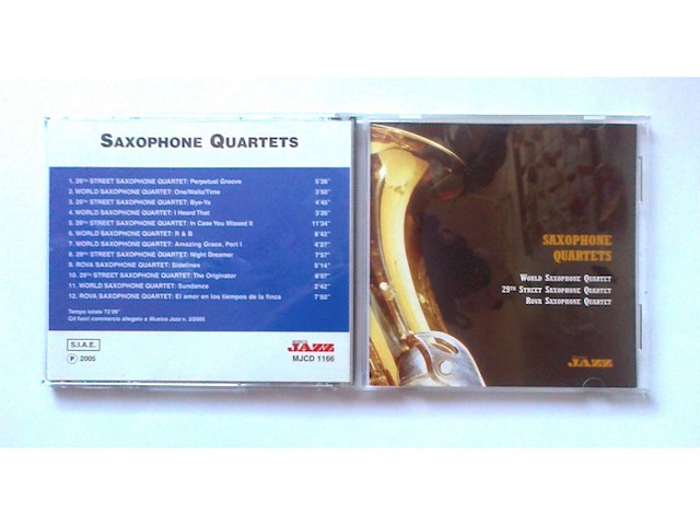 VA - Saxophone Quartets (CD) Made in Italy