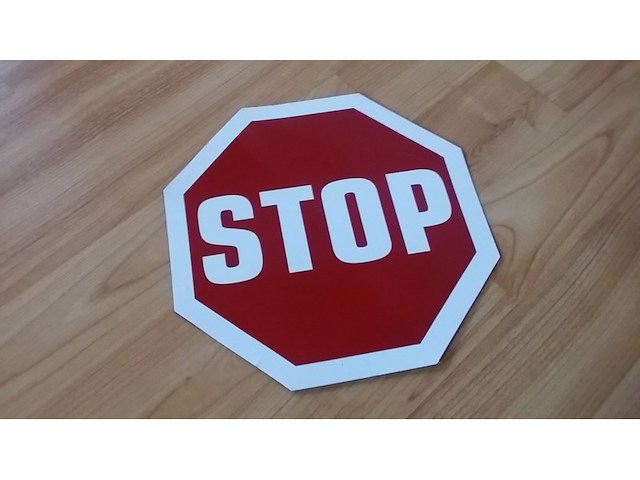 STOP znak/tabla upozorenja