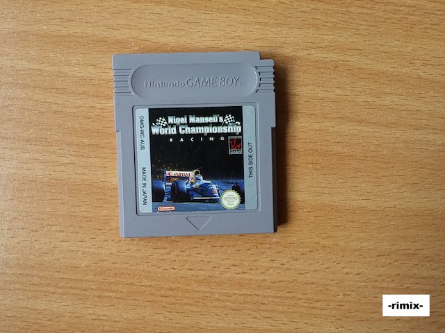 Game boy igra  -  Nigel Mansell formula