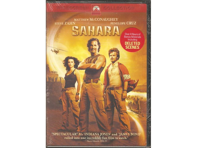 Sahara .  Matthew McConaughey, Penelope Cruz