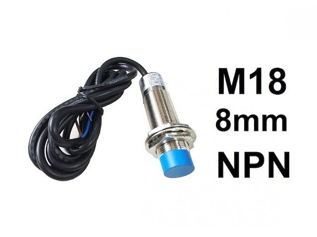 Induktivni senzor - LM18 - 8mm - NPN - 6-36VDC - NC