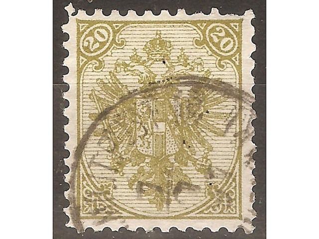 1879 -1894 - BiH 20  krajcara z.10 1/2