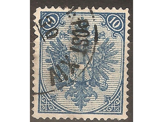 1879 -1894 - BiH 10  krajcara z.13