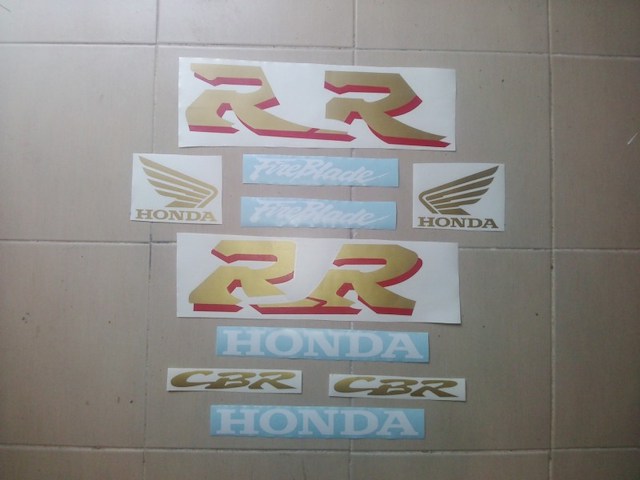 Nalepnice za motore Honda CBR900RR Gold