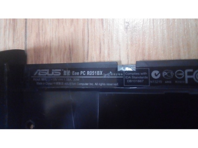 ASUS eee PC Seashel R051BX donji deo kucista