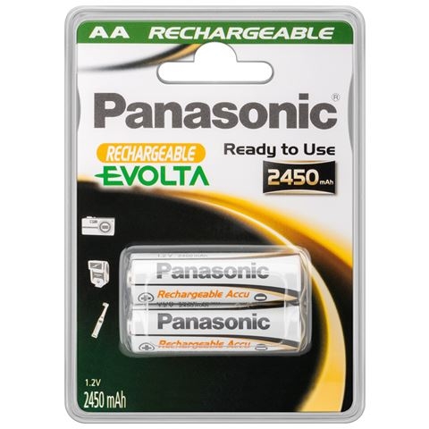 PANASONIC baterije HHR-3XXE/2BC - 2Ã— AA punjive 2450 mAh