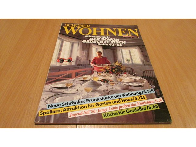 SCHONER WOHNEN /avgust 1986.god./