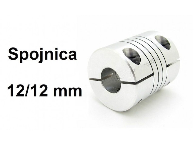 Elasticna spojnica za motor - 12/12 mm